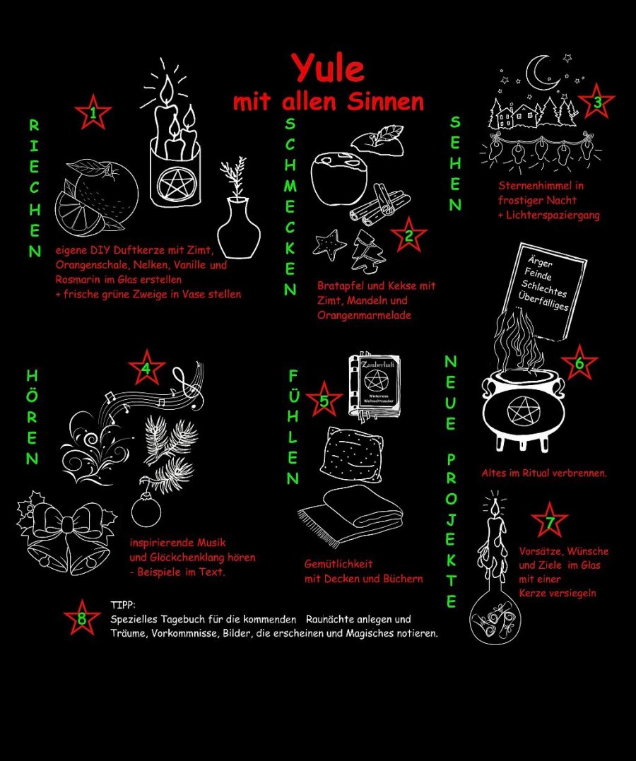 Yule (Jul) mit allen Sinnen - Hexenblog - Magisches aus der Hexenlichtung